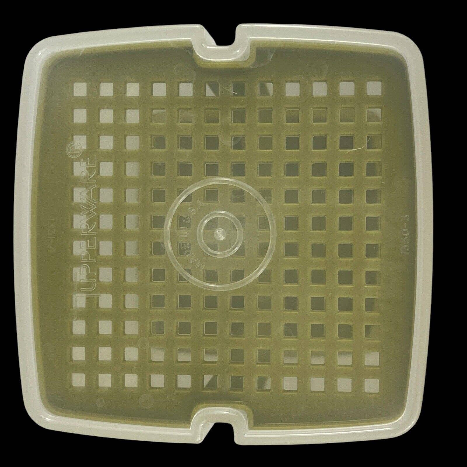 Vintage TUPPERWARE Pick a Deli PICKLE Keeper Container #1330 Avocado ...