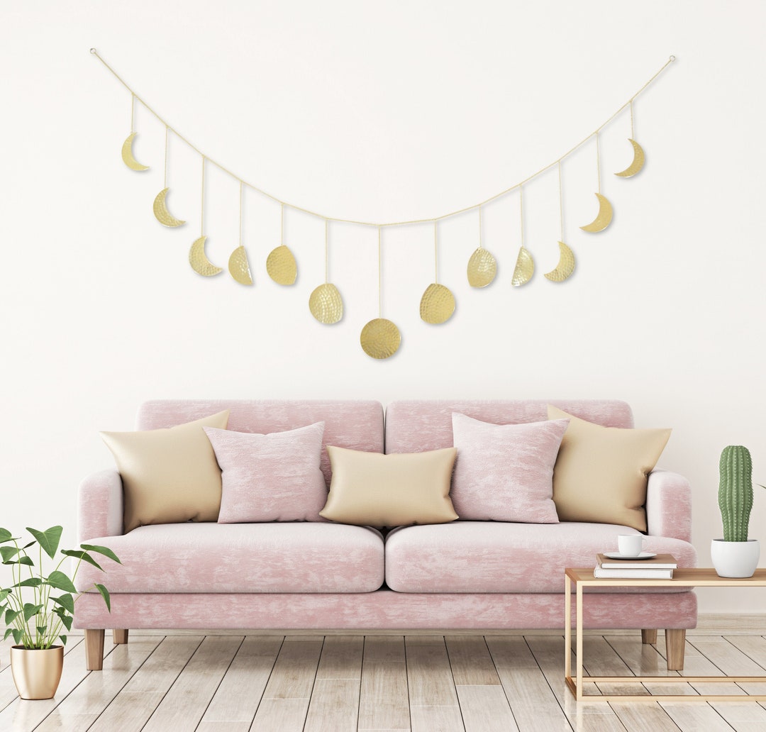 70 Large Moon Phase Wall Hanging Celestial Moon Cycle Banner Moon Decor ...