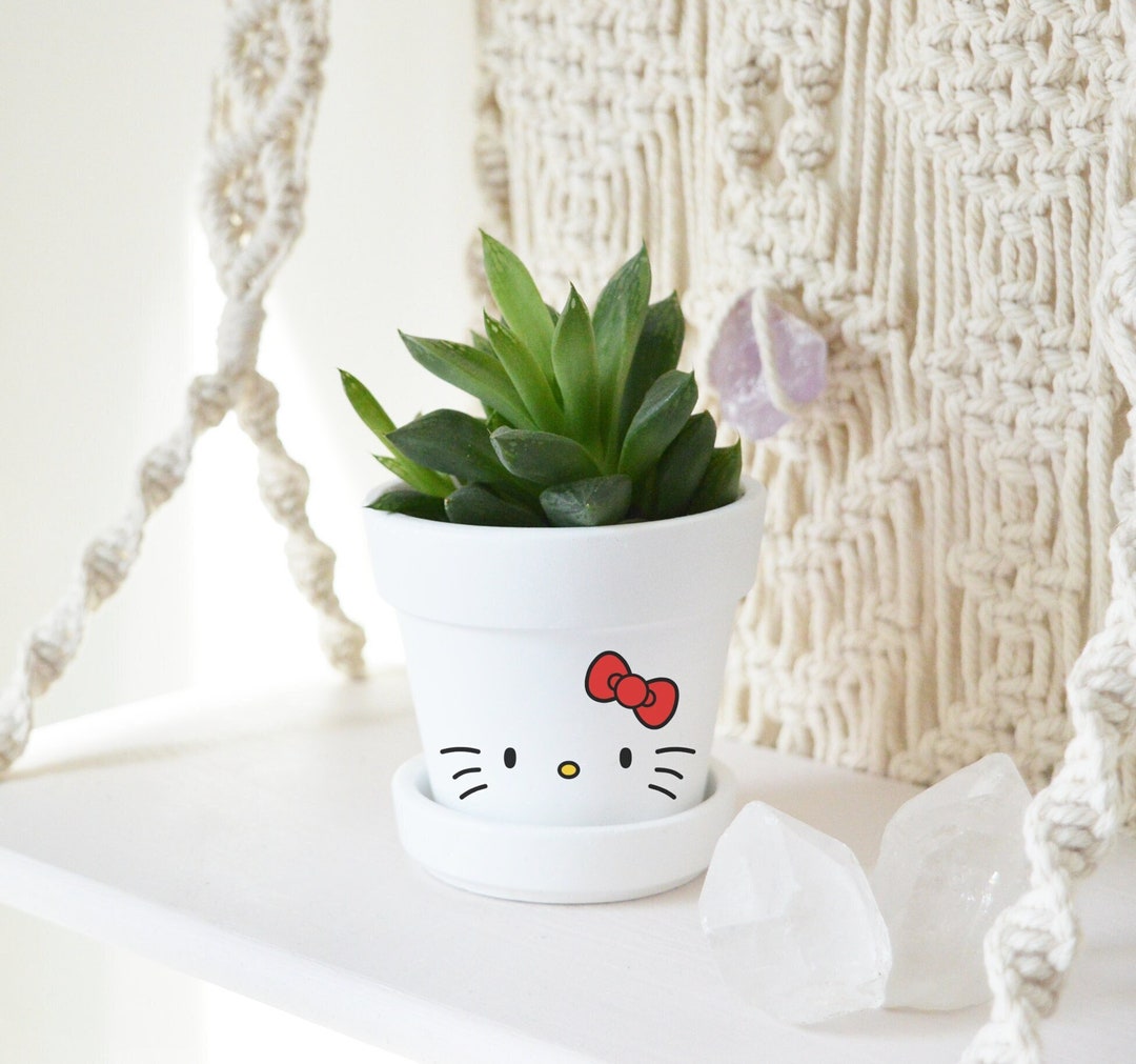 Peeking Kitty Cat Pot | Kawaii Decor | Cat Lover Gifts | Cute Succulent ...
