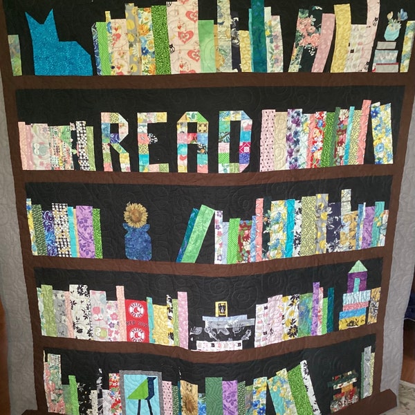 Bookshelf Quilt Pattern - Etsy