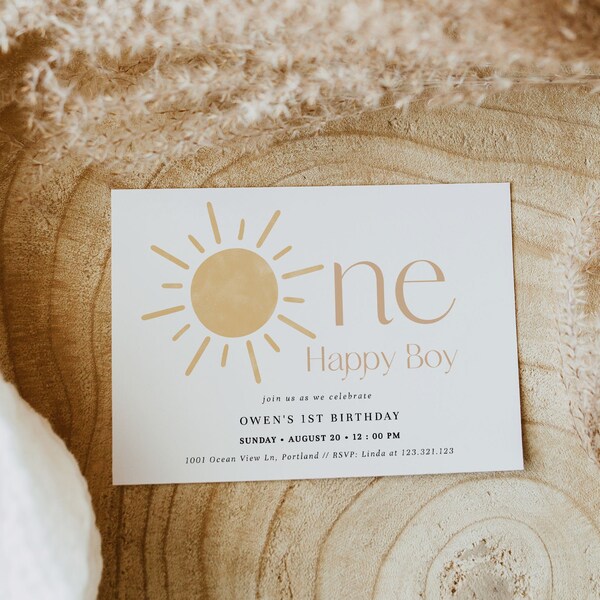 Sunshine Invitation - Etsy