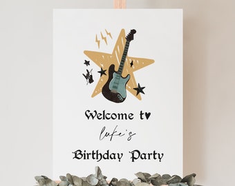 Born to Rock Welcome Sign - Etsy