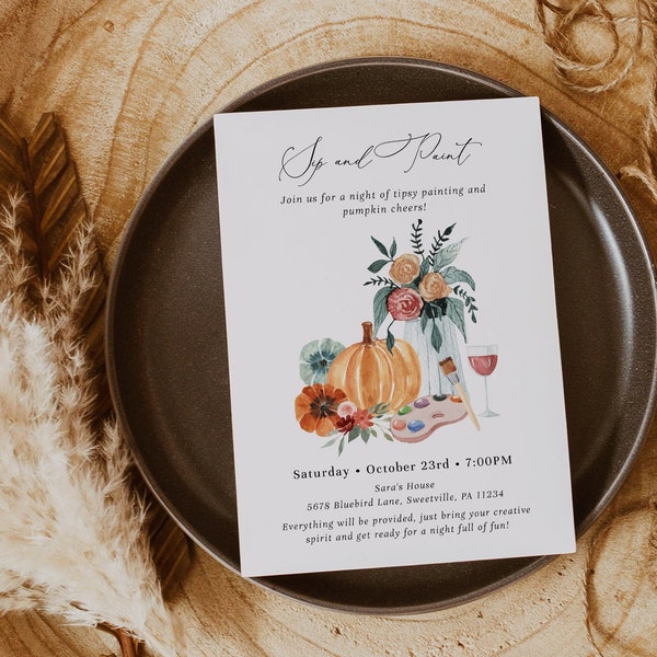 Painting Party Invitation - Etsy