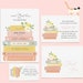 Storybook Theme Girl Baby Shower Small Bundle, Editable Baby Shower ...