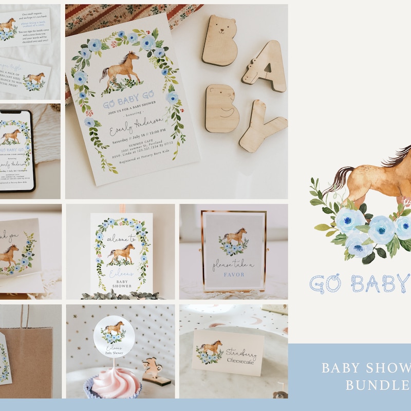 Go Baby Go Horse Shower - Etsy