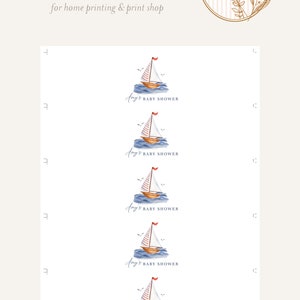 Nautical Party Water Bottle Labels Sailboat Water Bottle - Etsy