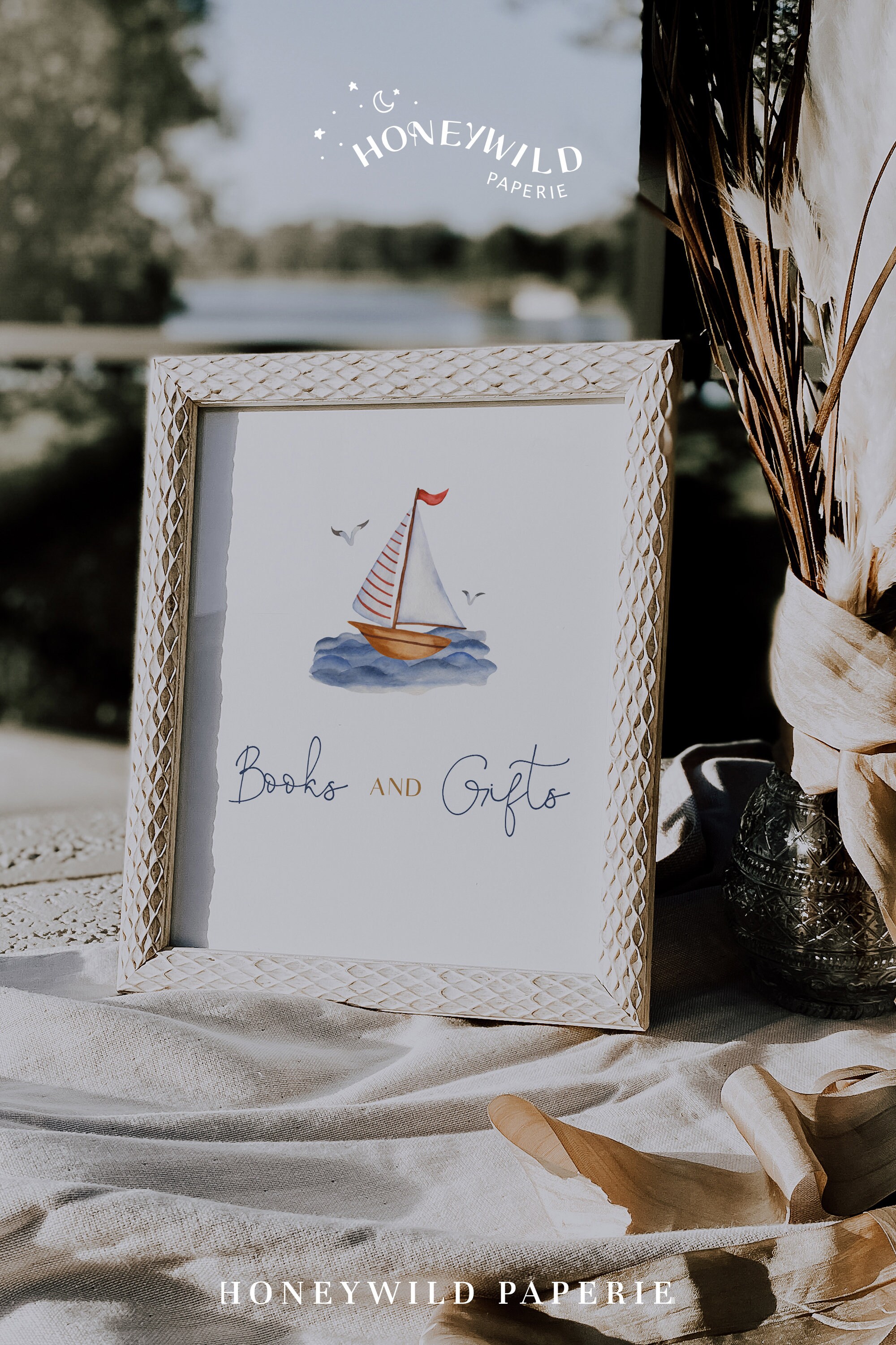 Nautical Party Printable Baby Shower Favors Sign Custom Sign - Etsy