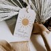 Neutral Boho Sun Party Favor Tags, Sunshine Baby Shower Thank You Favor ...