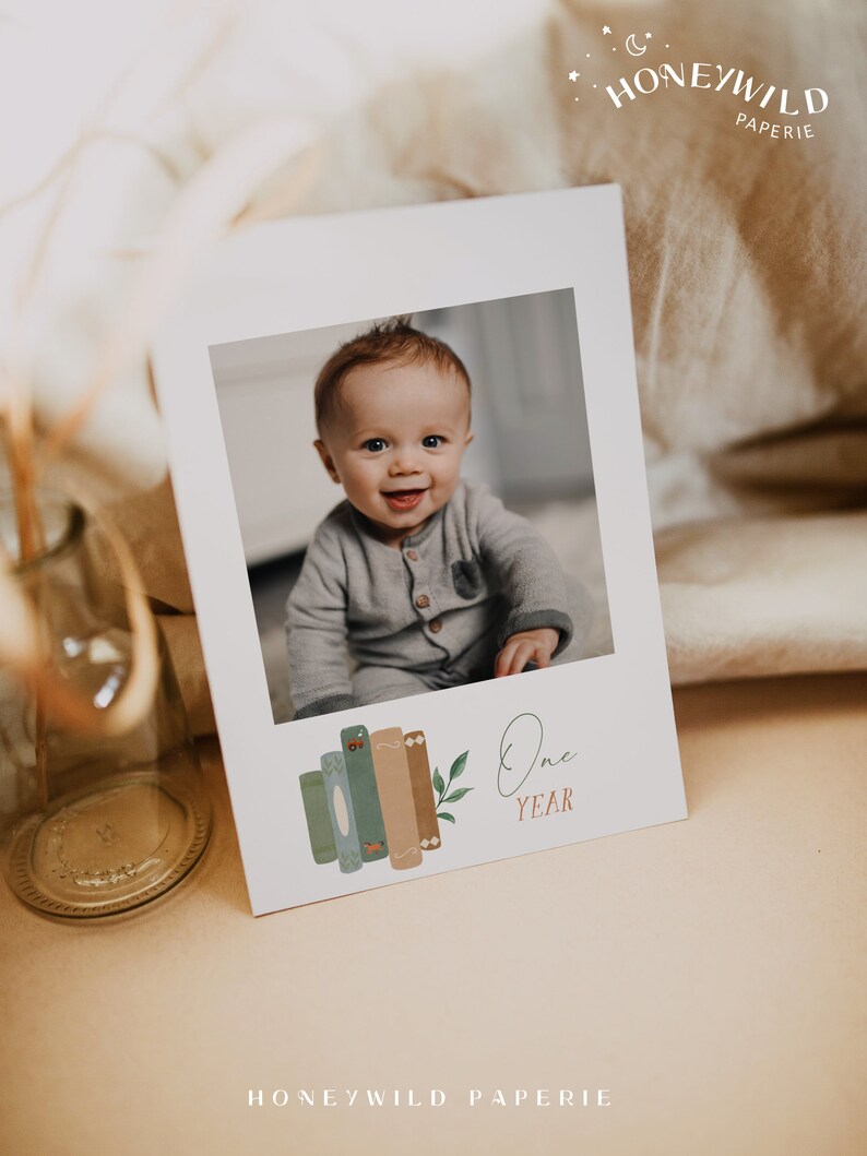 My First Chapter Birthday Monthly Photo Banner, Storybook A New Chapter ...