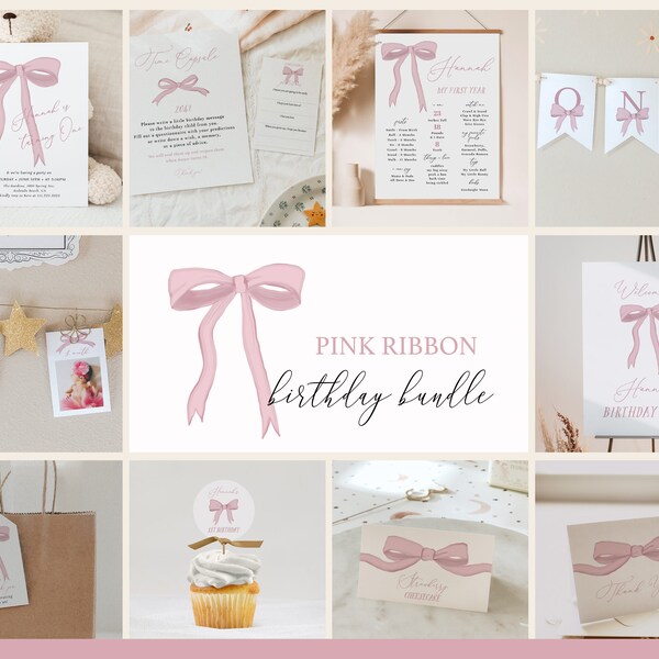 Dusty Rose Birthday Invitation - Etsy