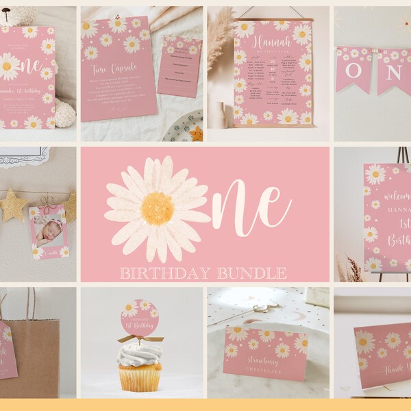 Pink Yellow Birthday - Etsy