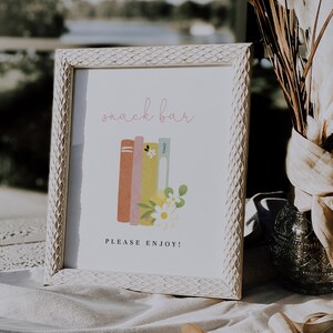 Fully Editable Storybook Baby Shower Table Signs First - Etsy