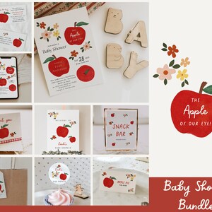 Apple Baby Shower - Etsy