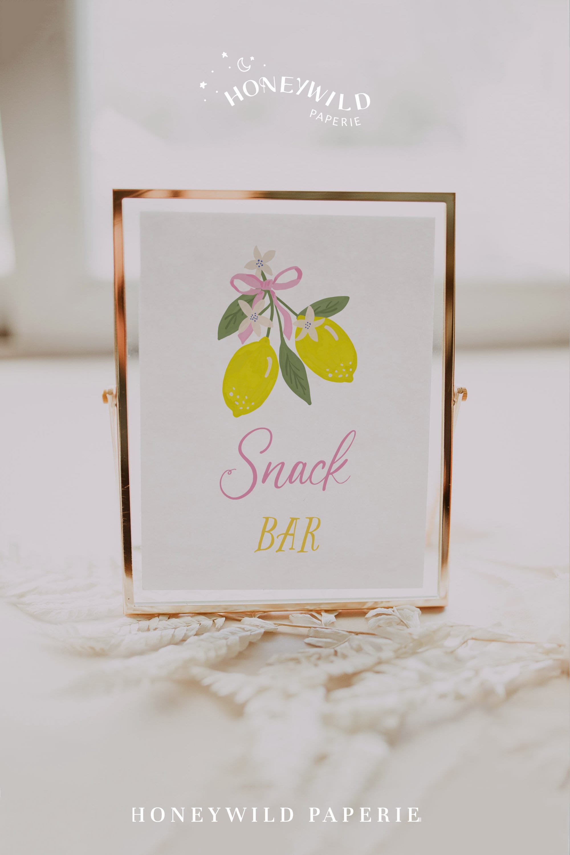 Editable Lemon Baby Shower Sign Set | Pink Lemonade Table Sign | Girl ...
