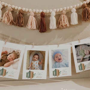 My First Chapter Birthday Monthly Photo Banner, Storybook A New Chapter ...