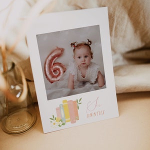 My First Chapter Birthday Monthly Photo Banner, Storybook A New Chapter ...