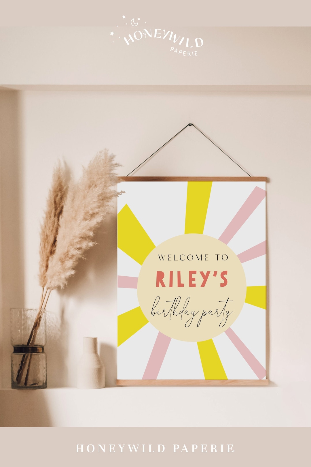 Little Sunshine Welcome Poster Sunshine Party Welcome Sign - Etsy