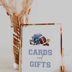 Editable Football Party Concessions Sign - Touchdown Birthday Party ...