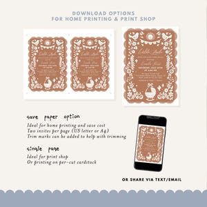 Editable Boho Talavera Baby Shower Invitation - Cielito Lindo Papel ...