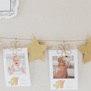 My First Chapter Birthday Monthly Photo Banner, Storybook A New Chapter ...