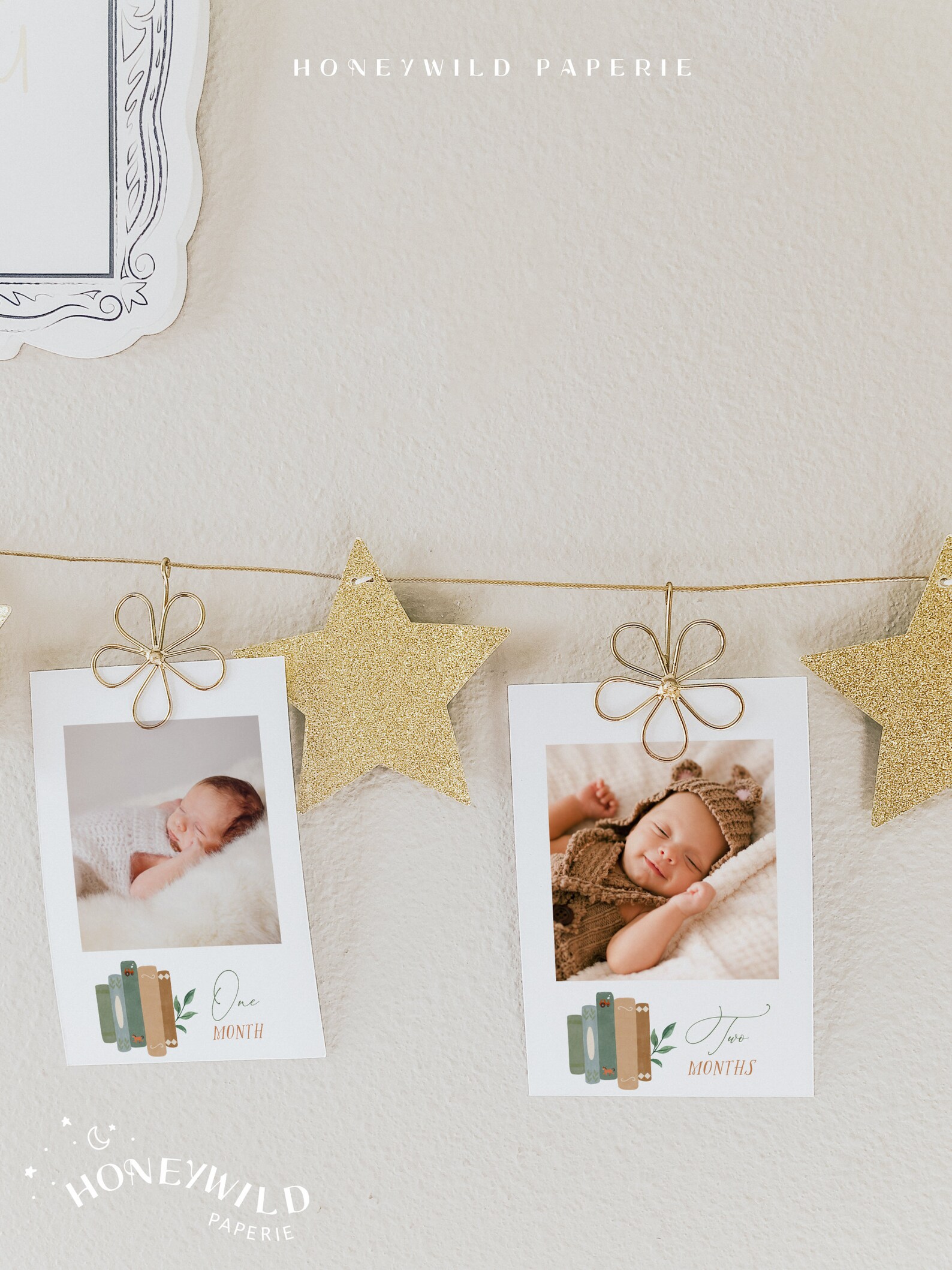 My First Chapter Birthday Monthly Photo Banner, Storybook A New Chapter ...