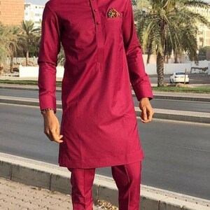 Jaye African Men Shirt and a Matching Pant Set/african Clothing/african ...