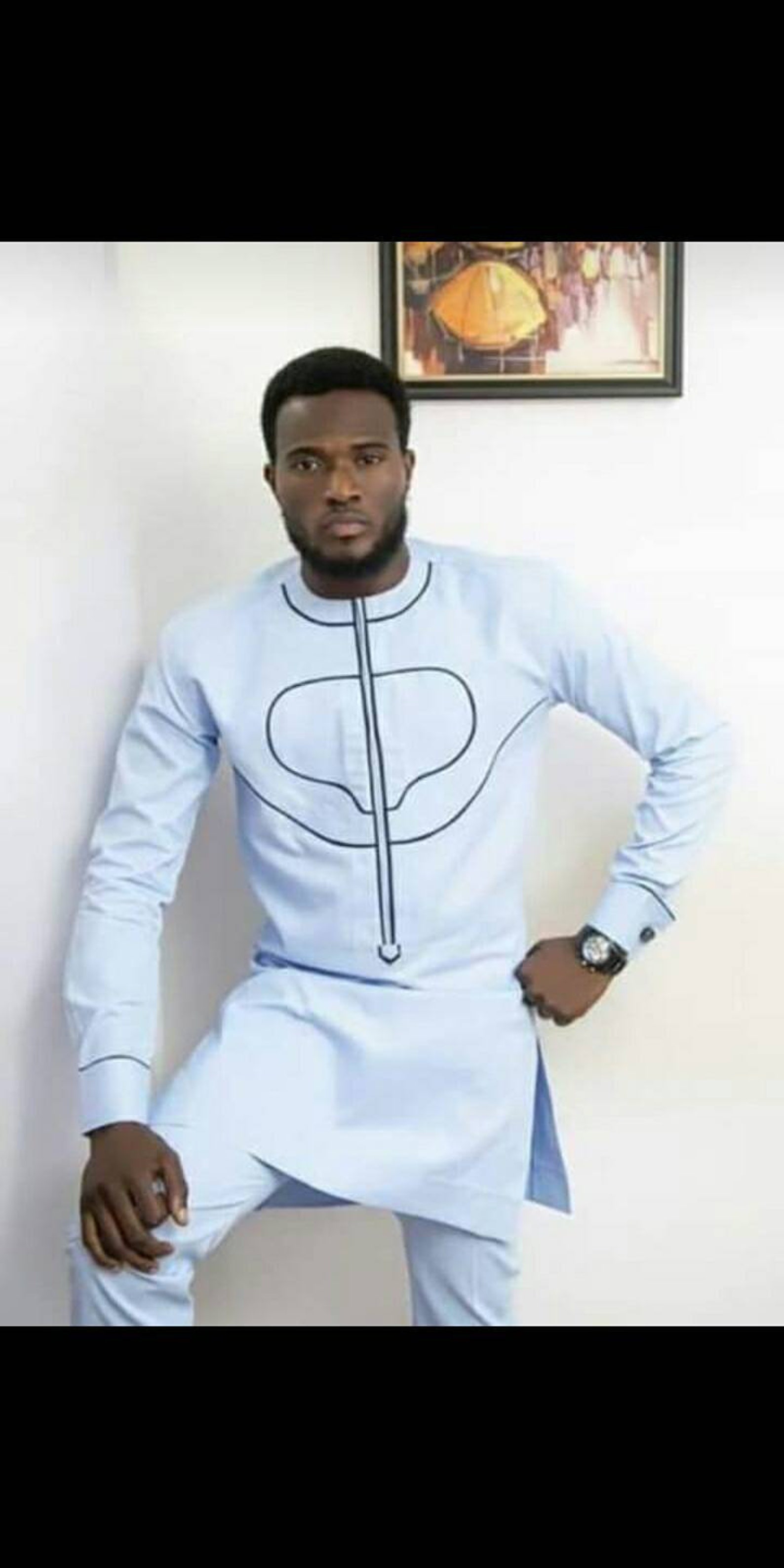 2 Piece African Dress for Men, Dashiki Men Suit, Nigerian Men Outfit ...