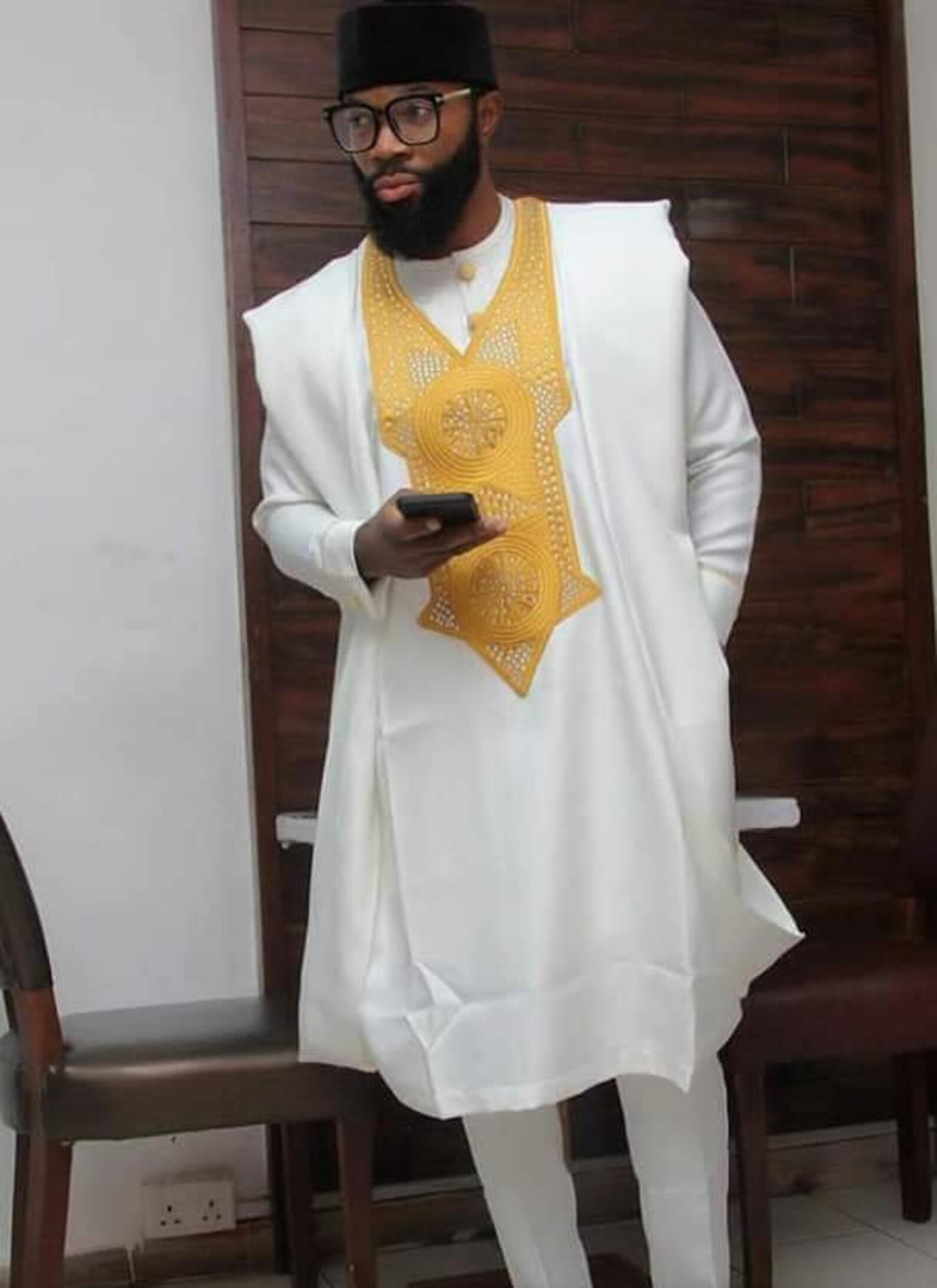 Sami African Agbada Set, Matching Shirt and Pant/african Clothing ...