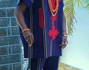 Tolu African Men Shirt and a Matching Pant Set/african - Etsy
