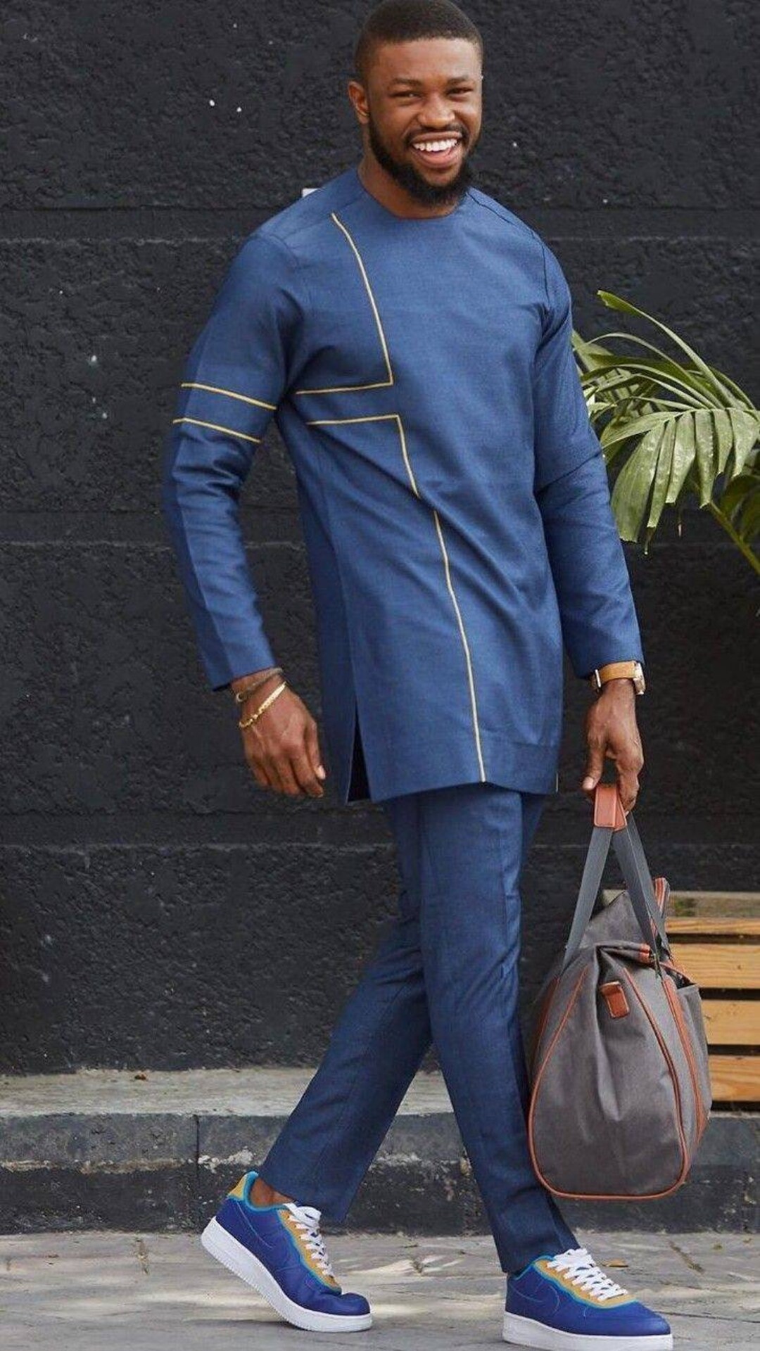 2 Pieces African Men Shirt and a Matching Pant Set,african Men Clothing ...