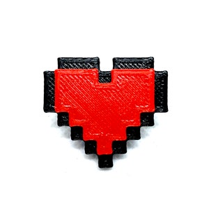 8-bit Hearts - Etsy
