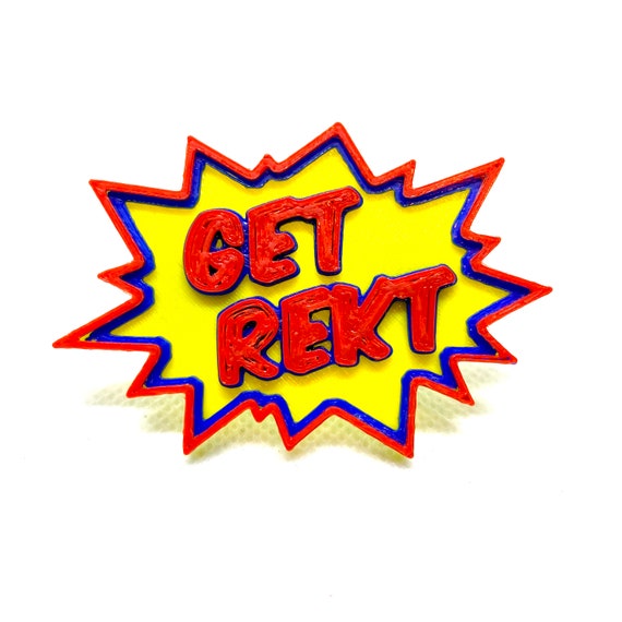 Get Rekt Pin - Etsy