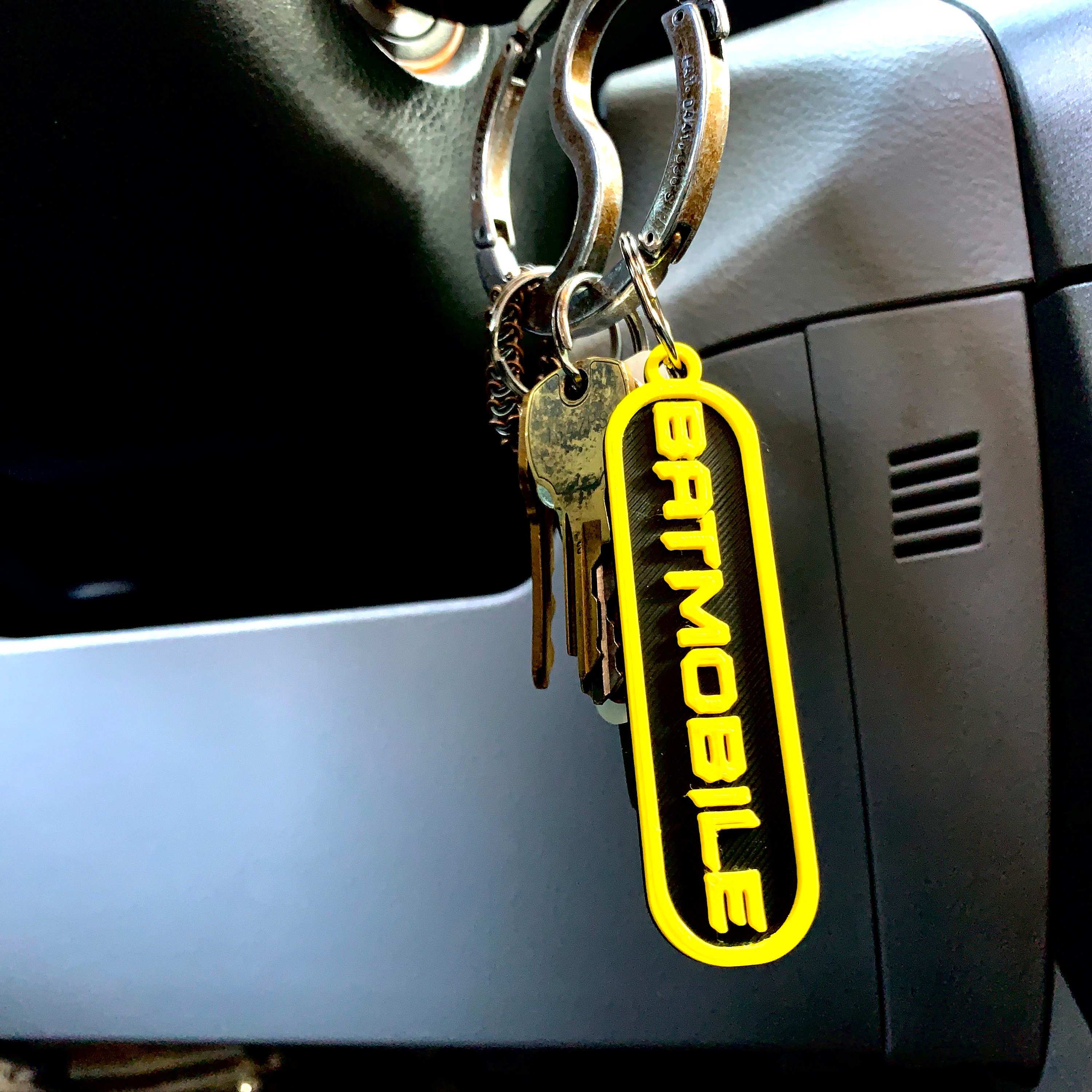 Batmobile Keychain - Etsy