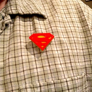 Superman Pin - Etsy