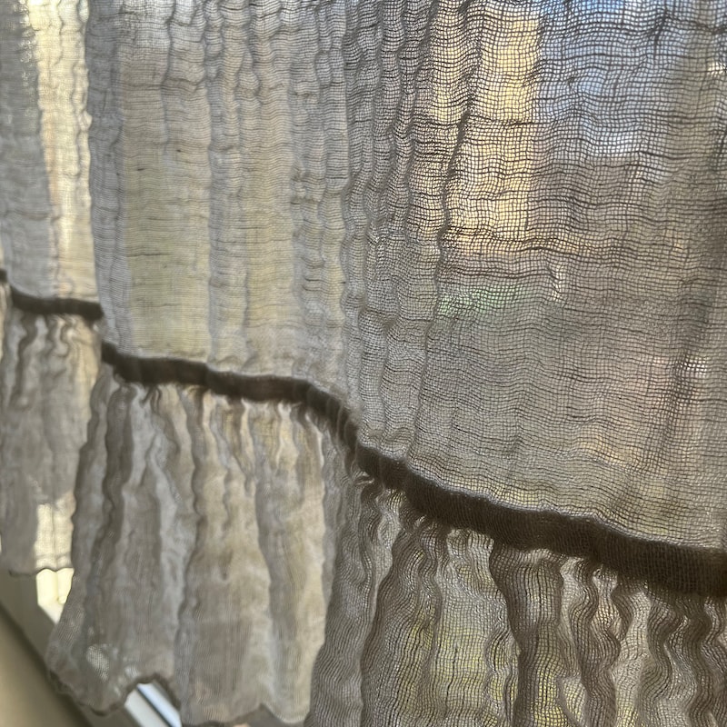 Muslin Curtains - Etsy