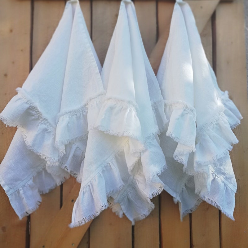 Ruffle Towel - Etsy