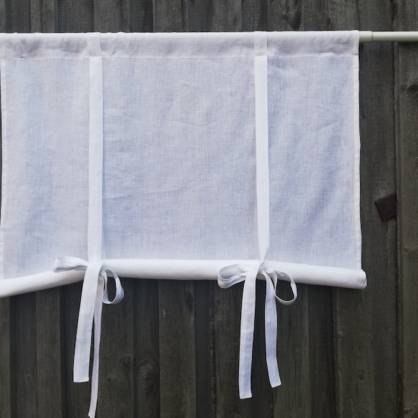 Tie up Curtain - Etsy