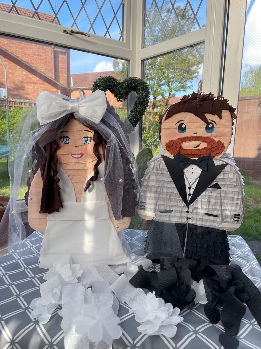 Wedding Pinata Bride and Groom Piñata Engagement Party Wedding ...