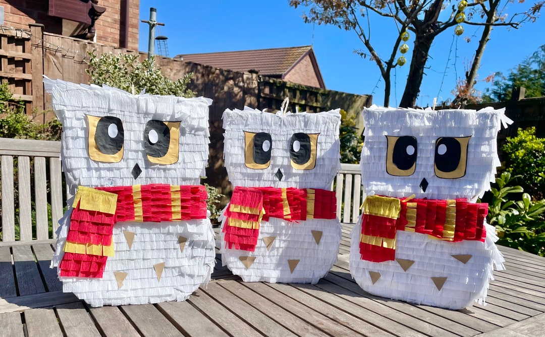 Hedwig Harry Potter Piñata Owl Birthday Party Kids - Etsy