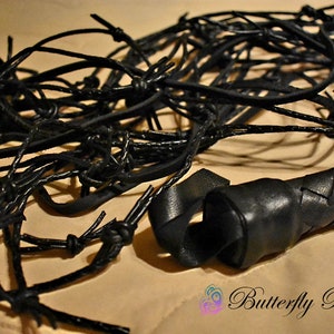 MATURE 100% Real Leather "barbed Wire" Flogger - Etsy