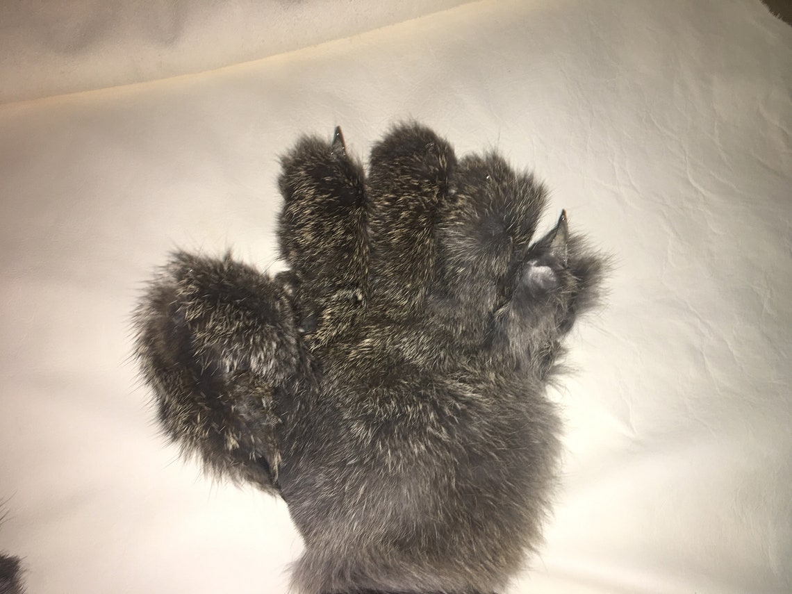 MATURE Real or Faux Rabbit Fur Claw Massage Tickle Scratch | Etsy