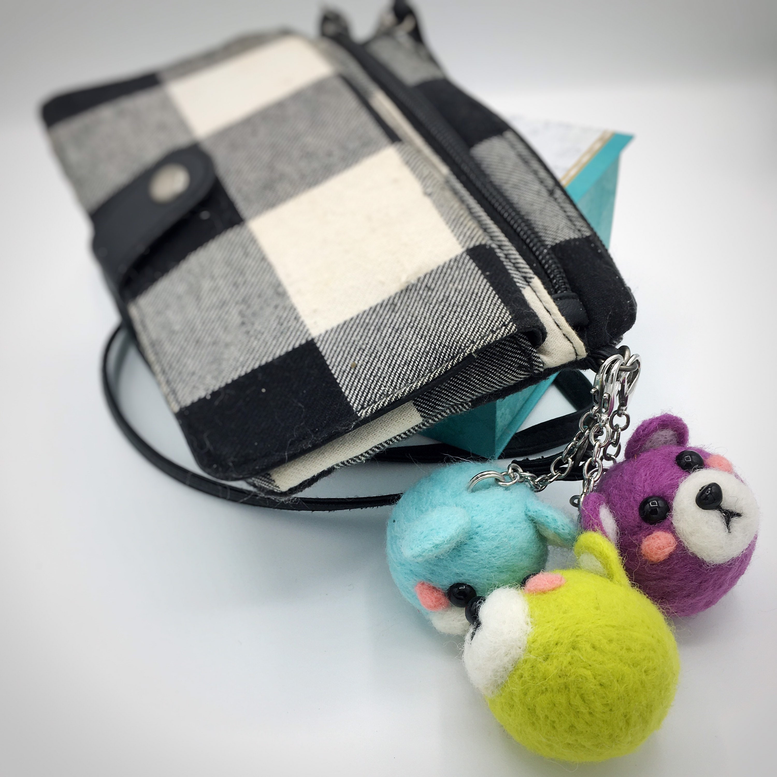 Llavero lindo oso de peluche accesorio de fieltro para bolsos | Etsy Llavero lindo oso de peluche accesorio de fieltro para bolsos | Etsy