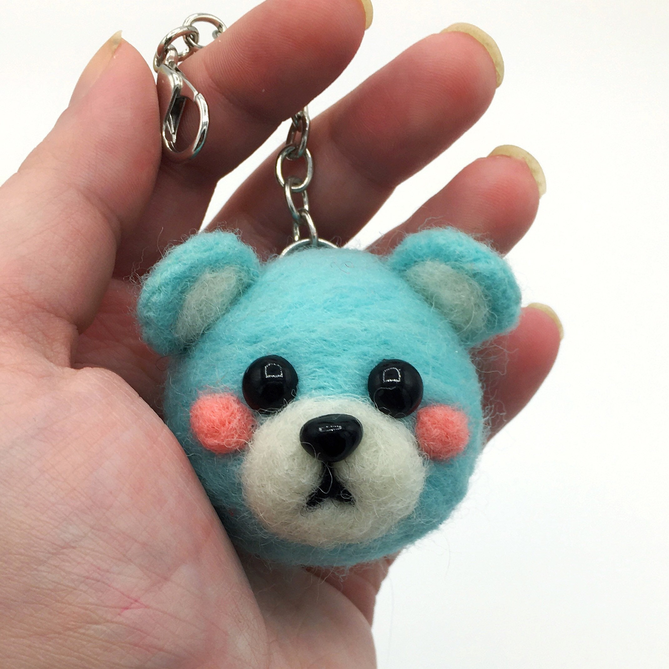 Llavero lindo oso de peluche accesorio de fieltro para bolsos | Etsy Llavero lindo oso de peluche accesorio de fieltro para bolsos | Etsy