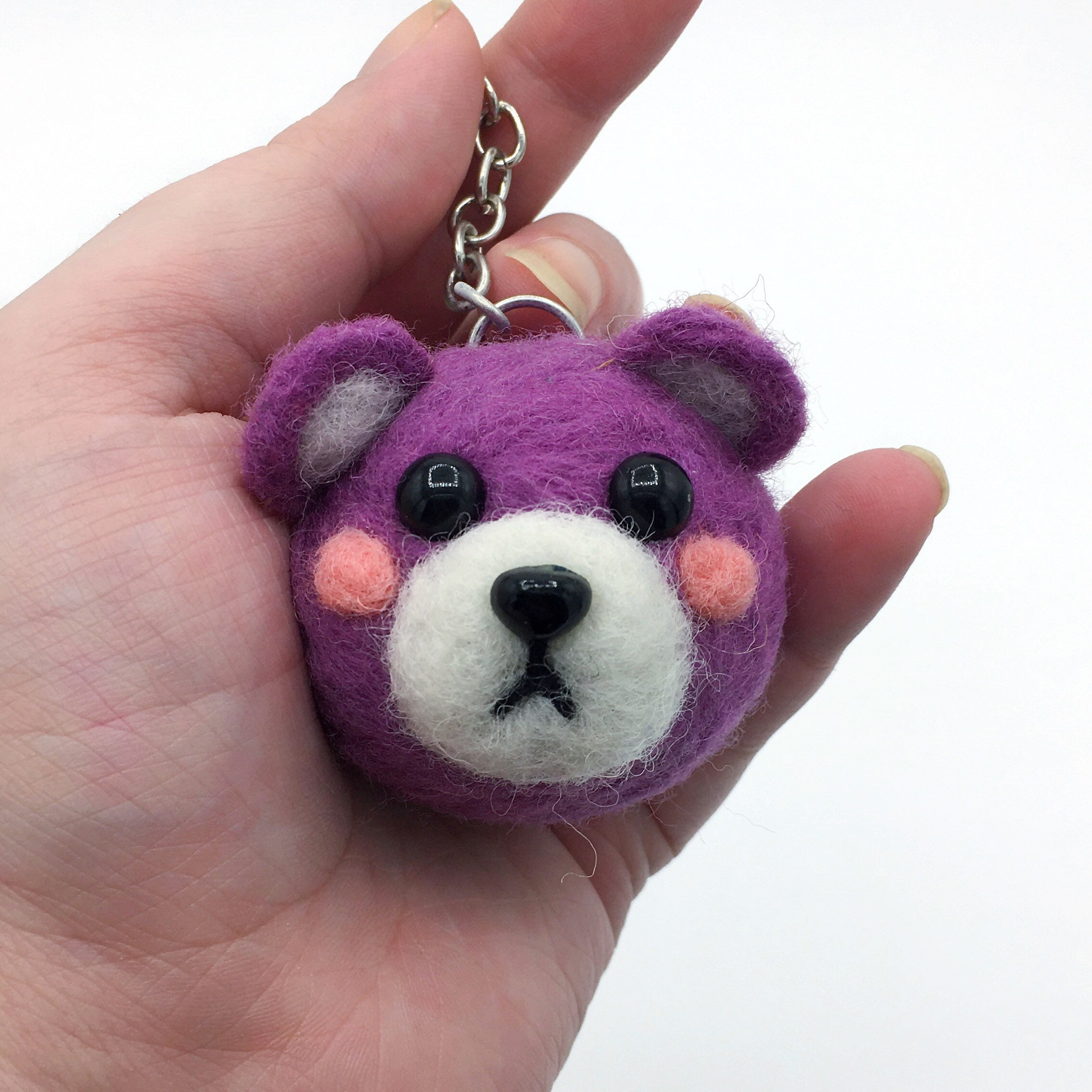 Llavero lindo oso de peluche accesorio de fieltro para bolsos | Etsy Llavero lindo oso de peluche accesorio de fieltro para bolsos | Etsy