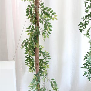 Artificial Leaves Garland Hanging Leaves Fake Foliage Vine Faux Plant ...