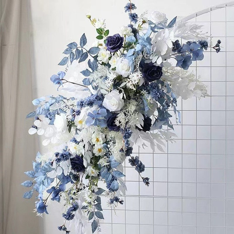 Wedding Arch Flowers Blue - Etsy