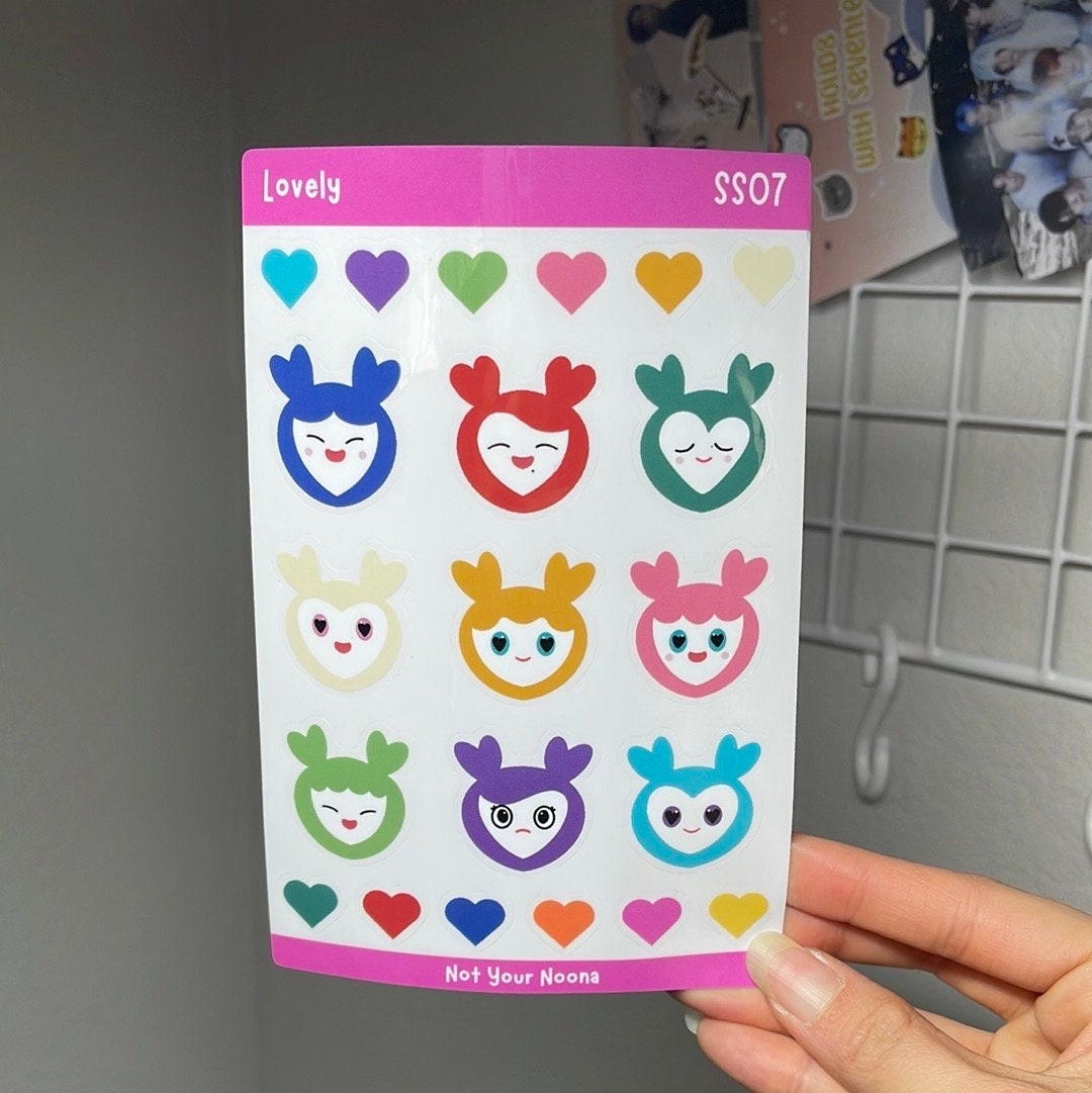 Twice Lovely Sticker Sheet - Etsy