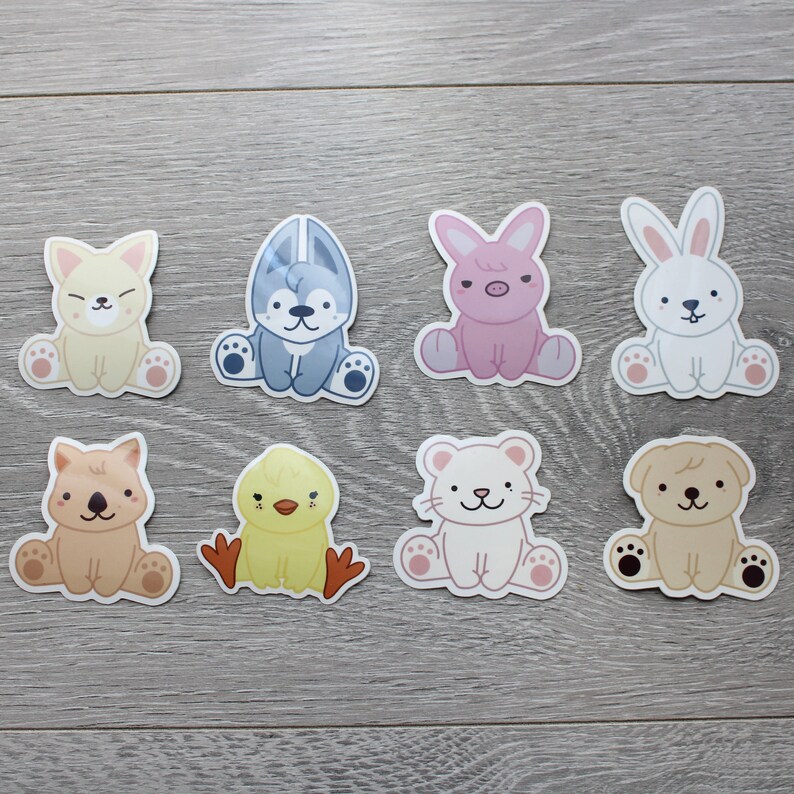 SKZ Plush Stickers - Etsy