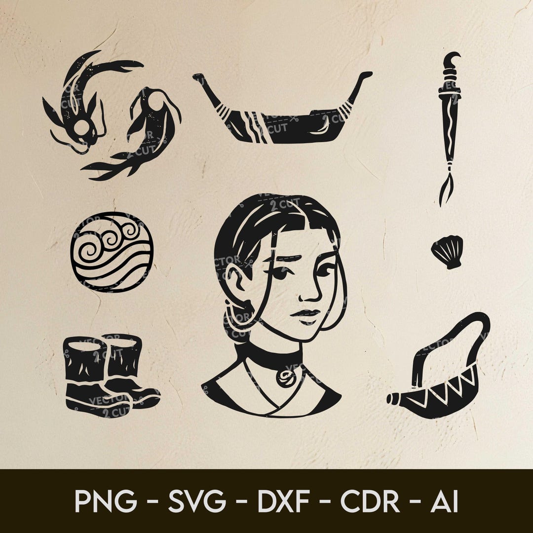 Katara - Laser Cut File - Digital Download - SVG, DXF, CDR, Ai, Png ...