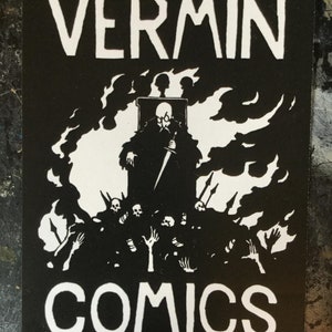 VERMIN COMICS - Stickers - Etsy